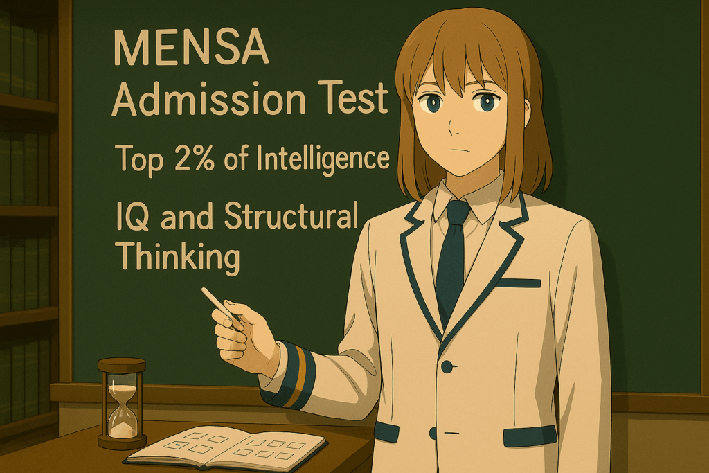 高IQ団体「MENSA」受験記―構造と思考の記録― - Acquired Intelligence ― 螺旋思考が誘う限界超越の序章